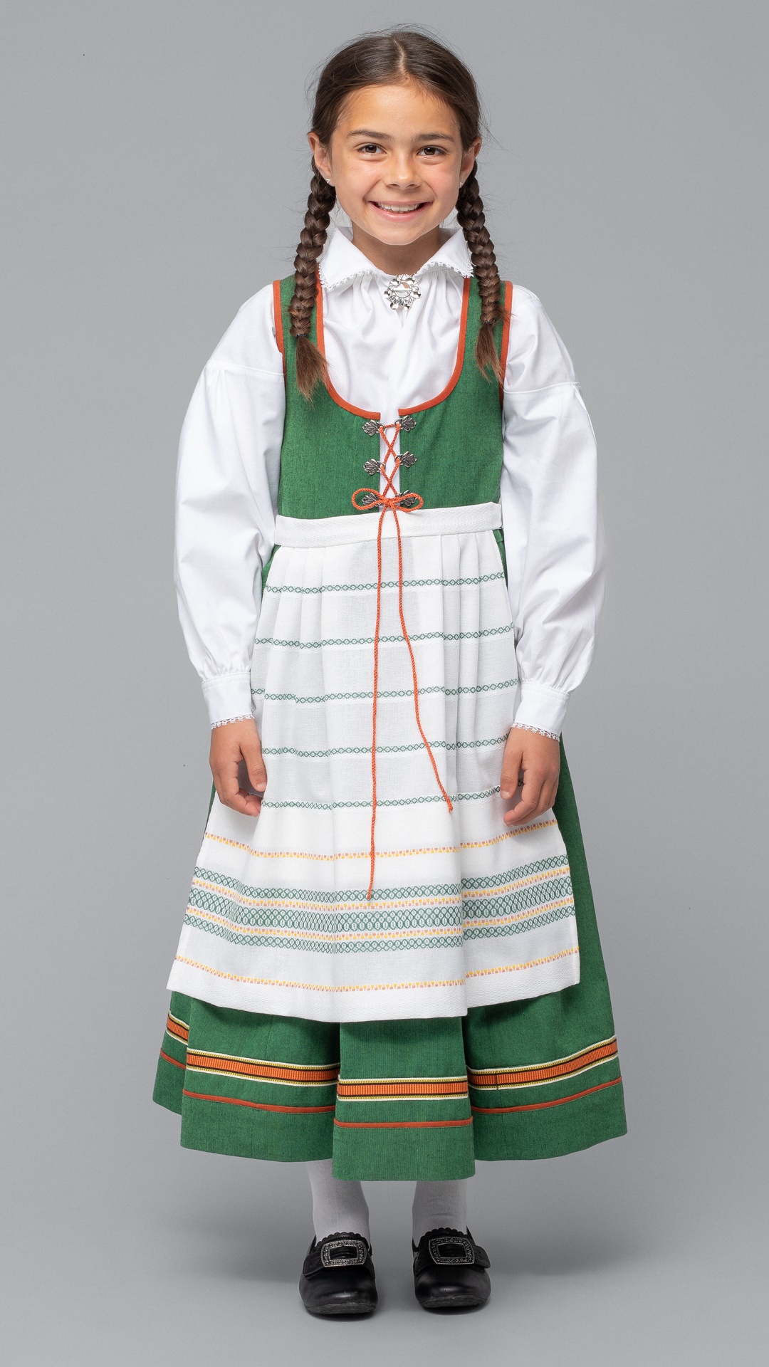 Blåtøysbunad jente fra Vestfold - Vestfold - Alle bunader - Norsk Flid ...