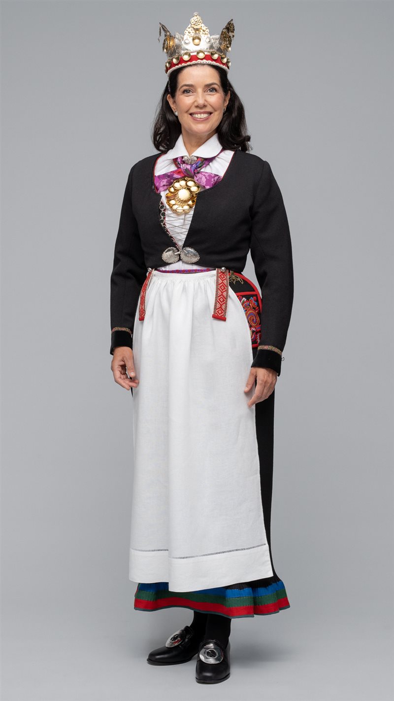 Brudedrakt fra vest-Agder - Brudepar fra Vest-Agder - Agder - Norsk ...