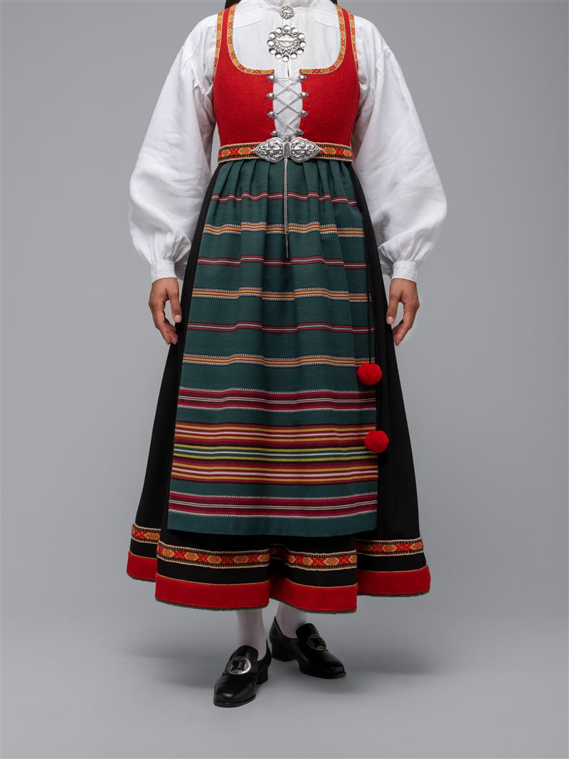 hardangerbunad forkle