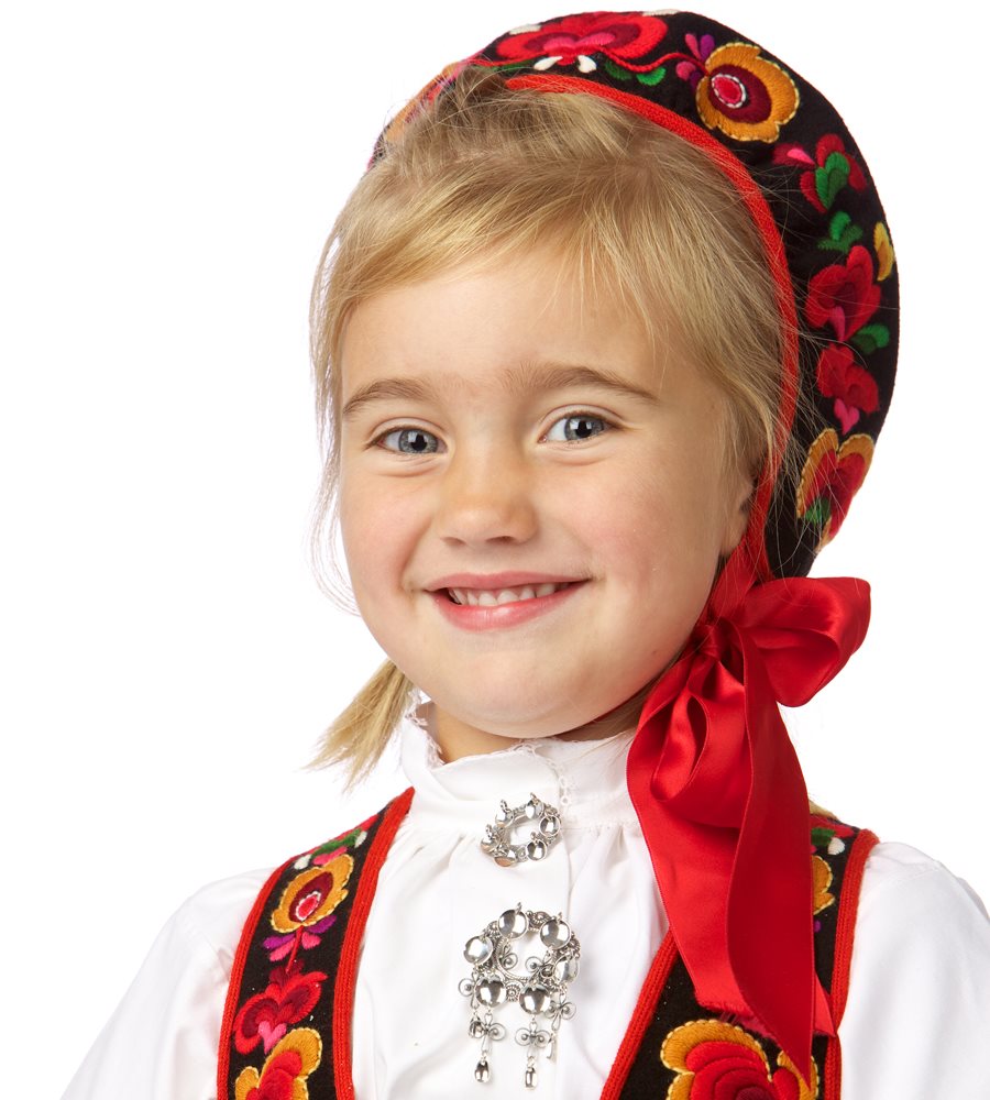 Barnebunad Nedre Hallingdal i Buskerud - Norsk Flid nettbutikk og bunader