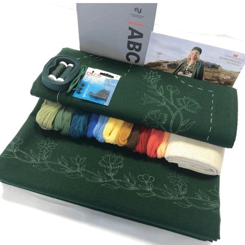 KOMPLETT MATERIALPAKKE NORDLANDSBUNAD DAME - Norsk Flid nettbutikk og ...