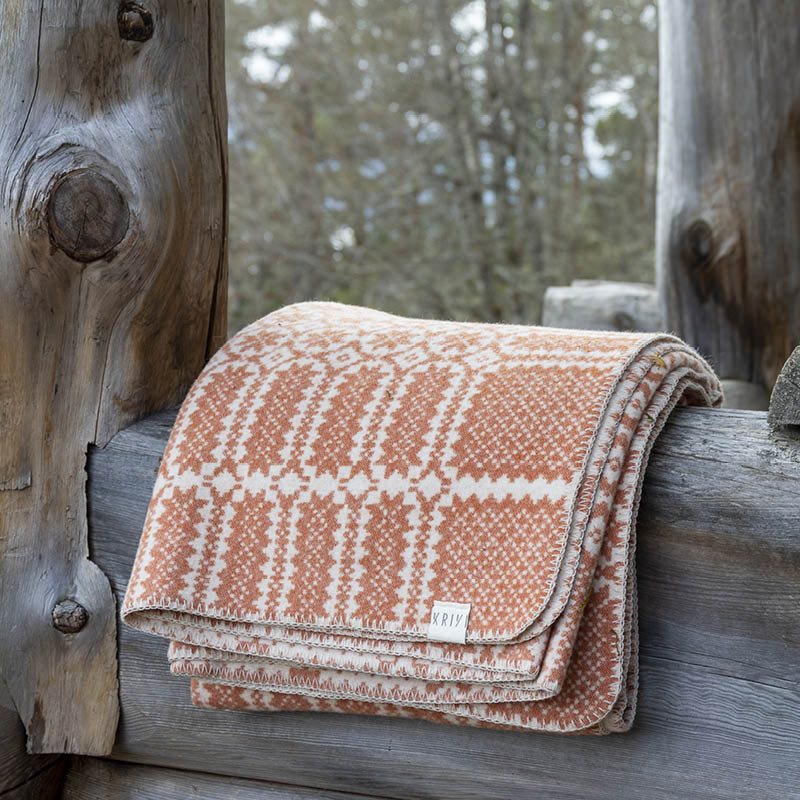 Stjerne ullpledd fra Krivi - Norsk Flid nettbutikk og bunader